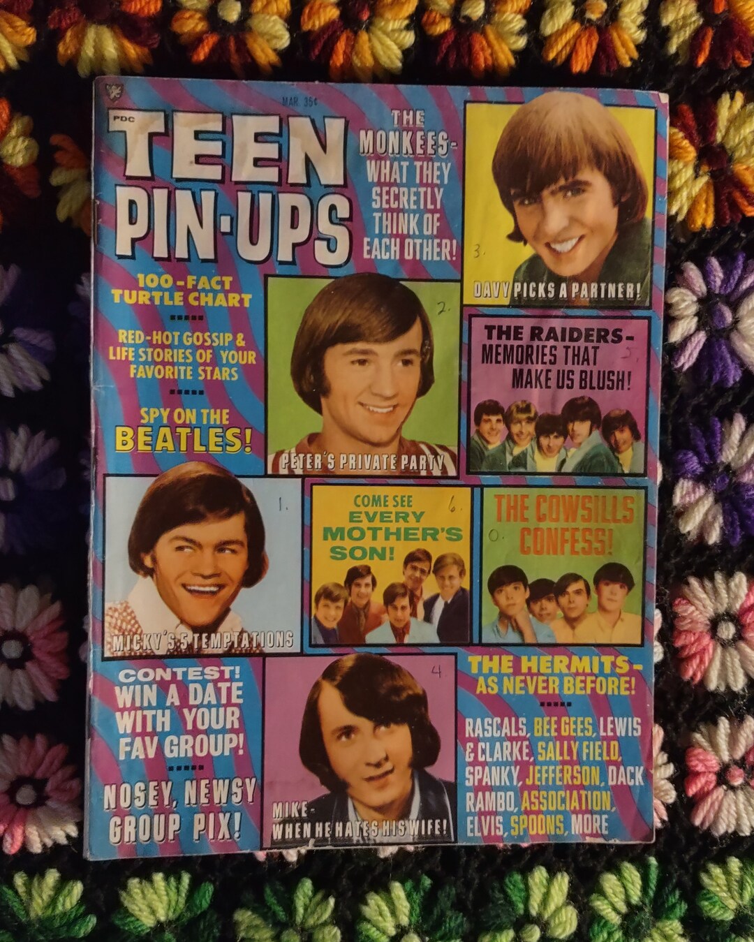 Teen Pin-ups 1968 Vol 7 No 1 Copyright 1968 by Reese Publishing - Etsy