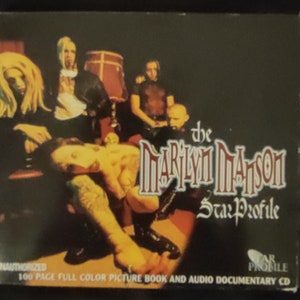 The Marilyn Manson Star Profile 1999 Documentary CD and Picture Book - Etsy