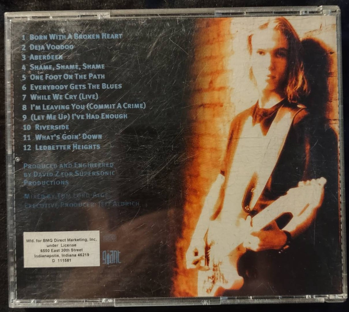 Kenny Wayne Shepherd Ledbetter Heights 1995 CD on Giant 9 - Etsy