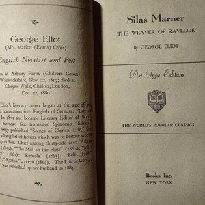 Silas Marner the Weaver of Raveloe by George Eliot Art Type - Etsy