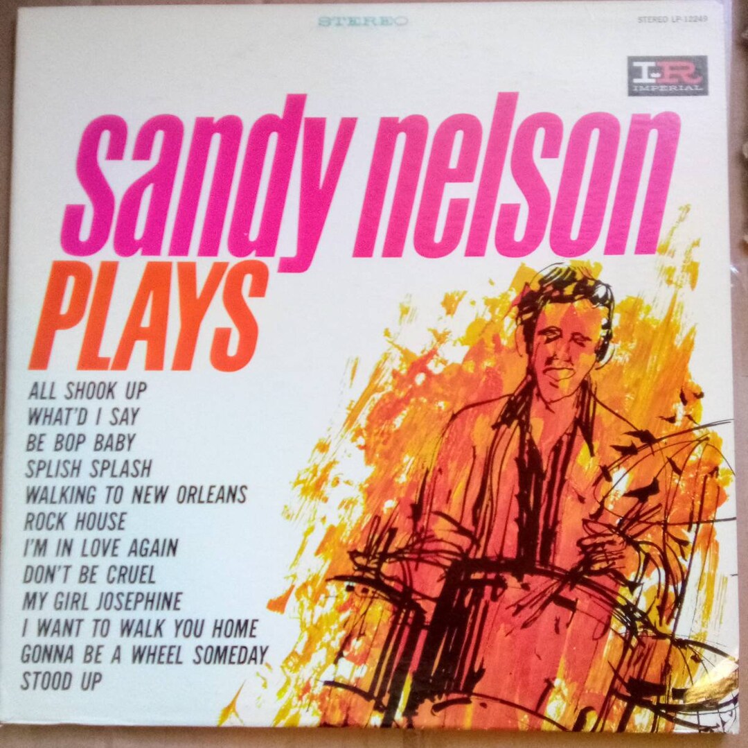 Sandy Nelson Plays LP 12249 on Imperial Records 1963 - Etsy