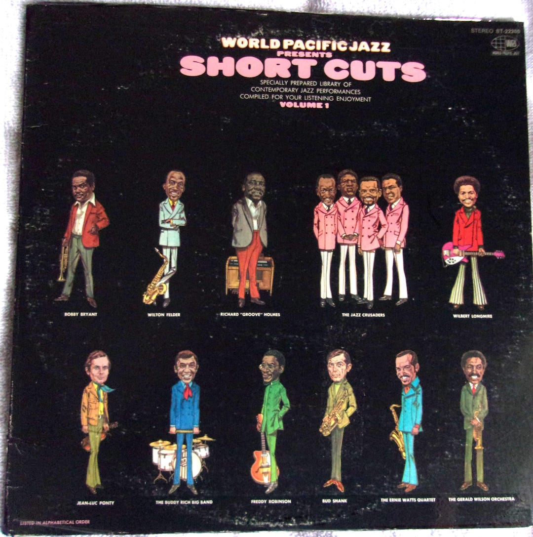 World Pacific Jazz Presents Short Cuts Volume 1 Gatefold 2 Record Set ...