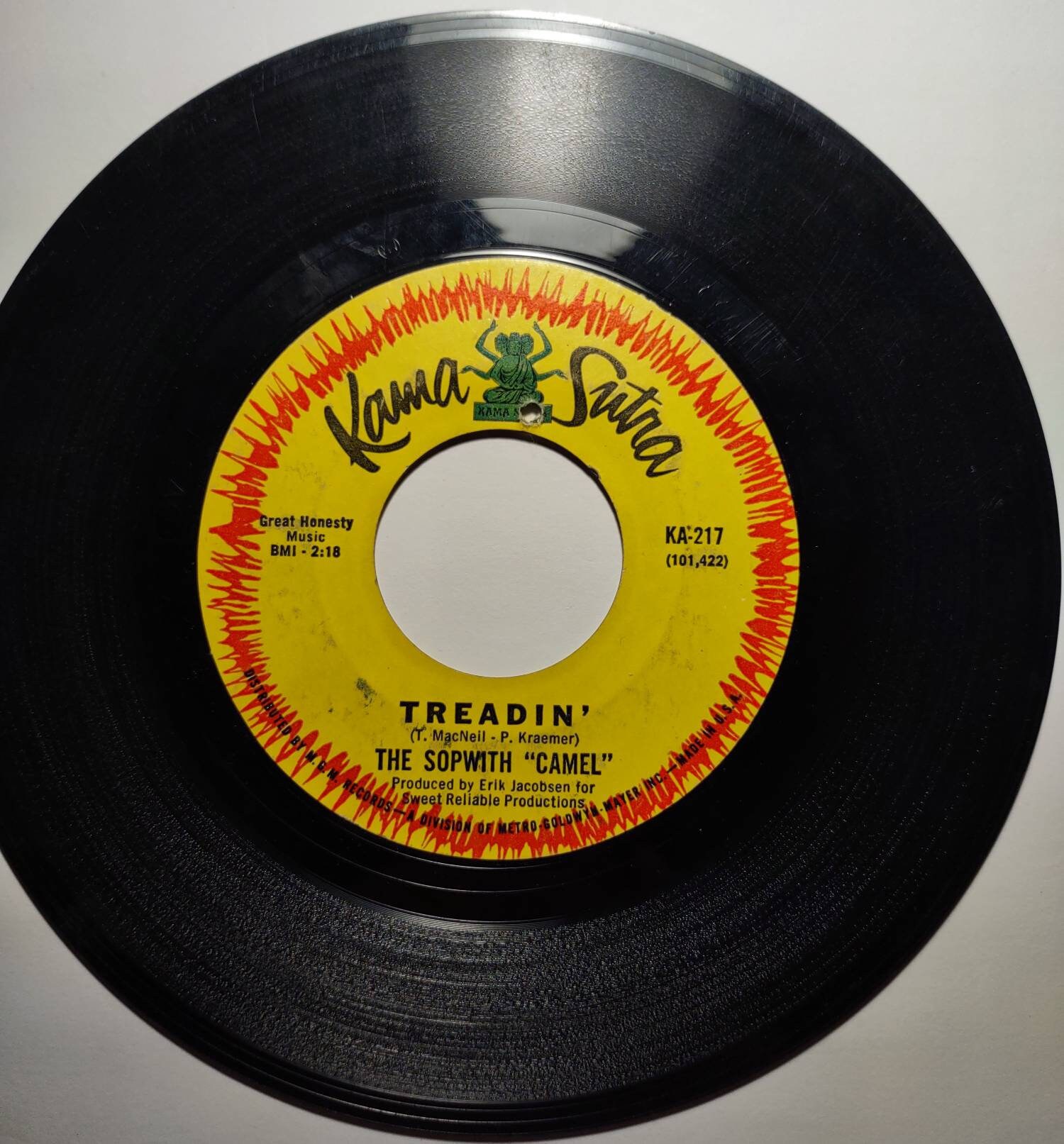 Sopwith Camel 1960s Hello Hello 7 Inch 45 Rpm on Kama Sutra KA 217 - Etsy