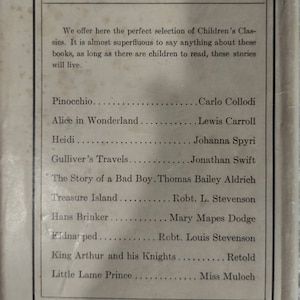 Heidi by Johanna Spyri Vintage Copy From the 1940s by the Goldsmith ...