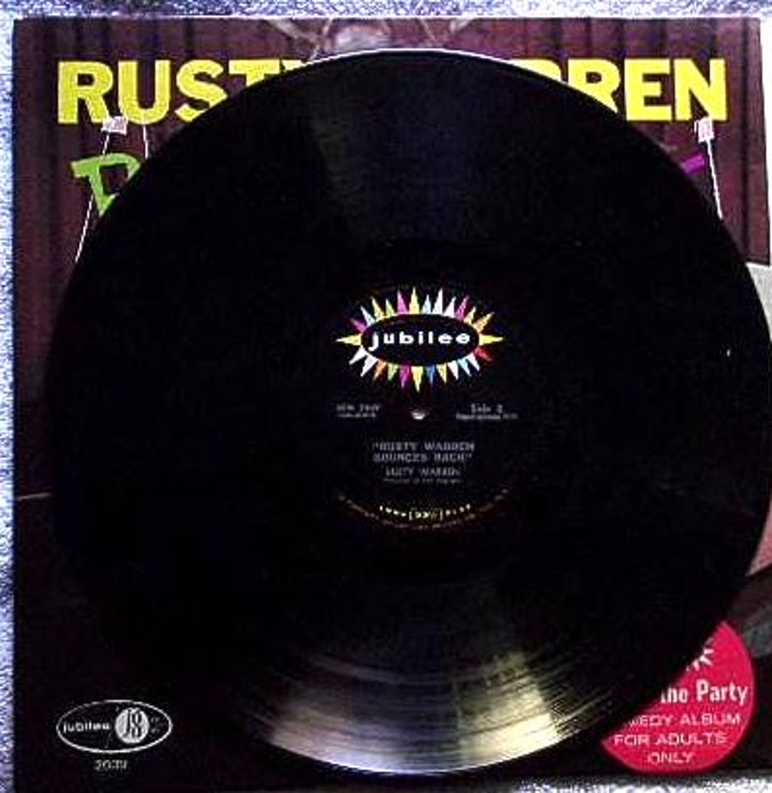 Rusty Warren - Bounces Back 1961 on Jubilee JGM 2059 - Etsy