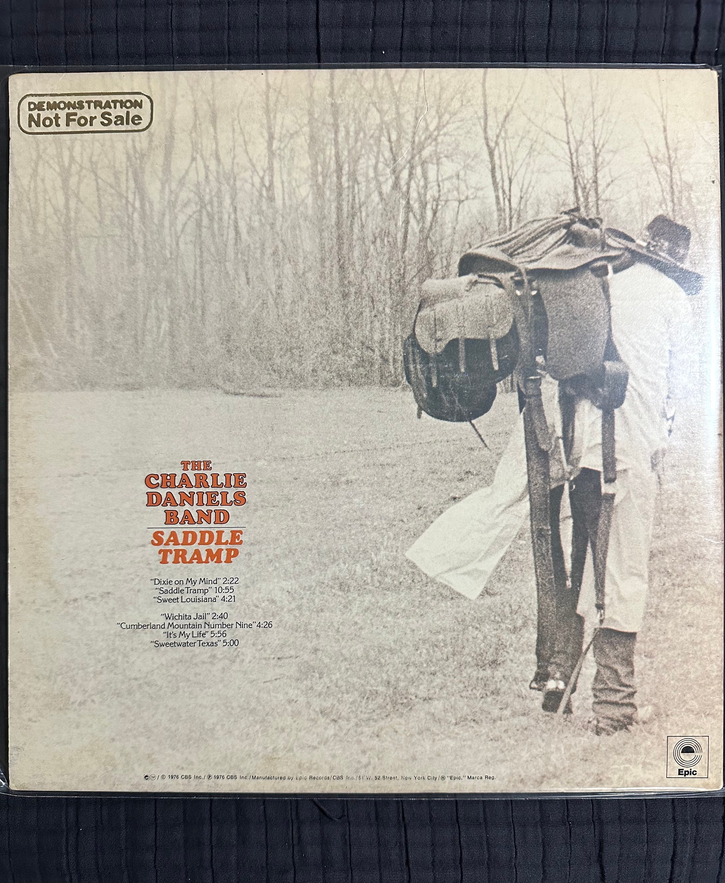 Charlie Daniels Band Saddle Tramp demo 1976 on Epic X698 - Etsy
