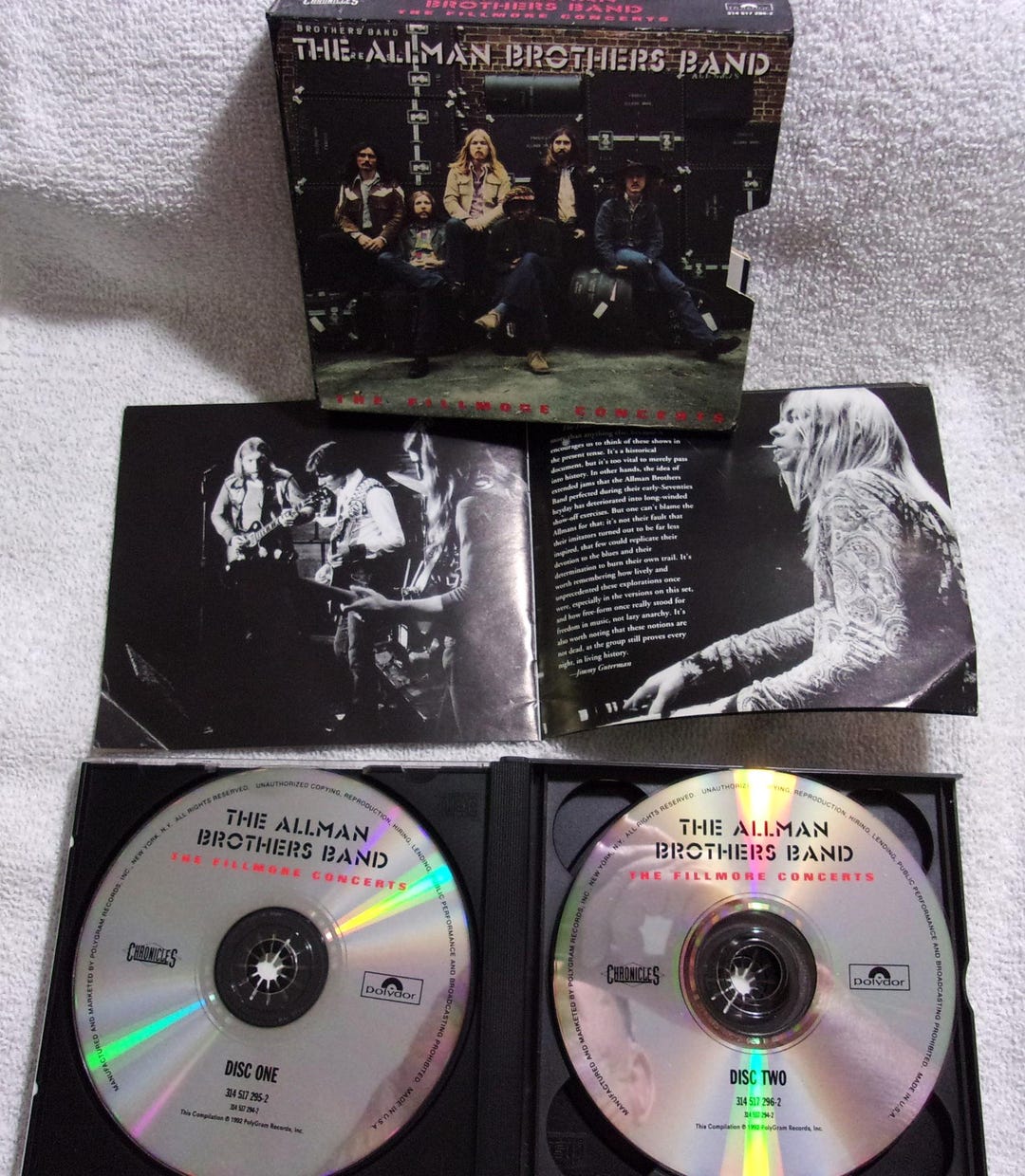 The Allmand Brothers Band the Fillmore Concerts 1992 Compilation on ...