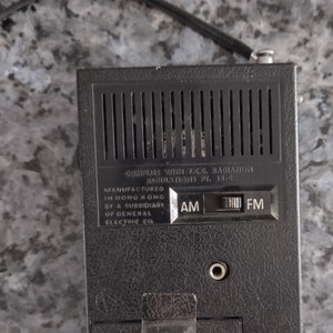 General Electric 10 Transistor Am/fm Radio P1725 - Etsy