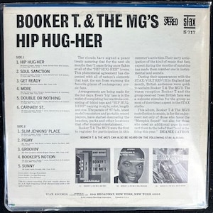 Booker T & the Mg's - Hip Hug Her 1967 on Stax Records 5717 - Etsy