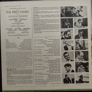 The First Family Featuring Vaughn Meader 1962 on Cadence CLP 3060 - Etsy