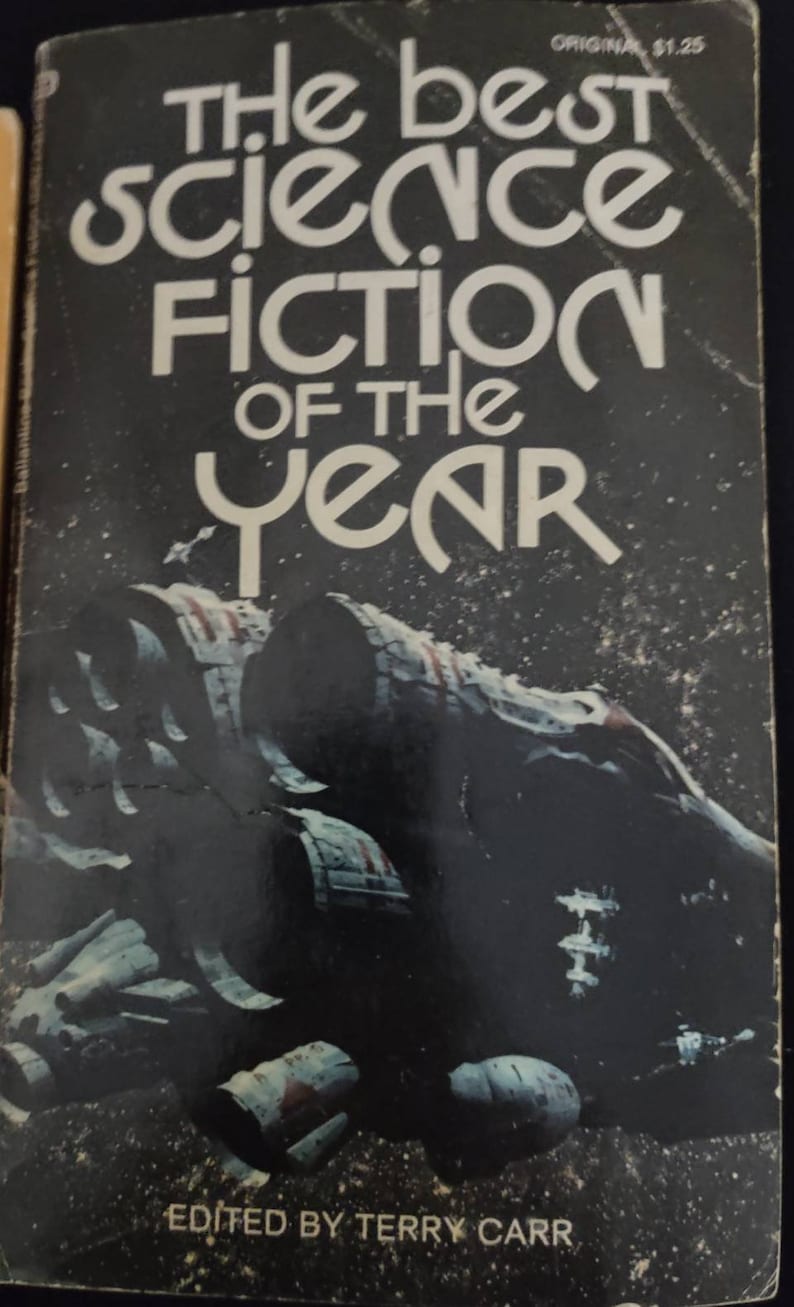 6 Vintage Science Fiction Anthology Best of Books Edited by Terry Carr ...