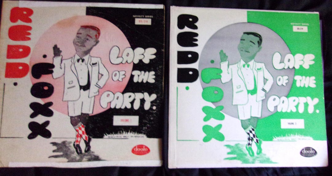 Redd Fox Laff of the Party Vol 1 and 2 1956 on Dooto Records DTL 214 ...