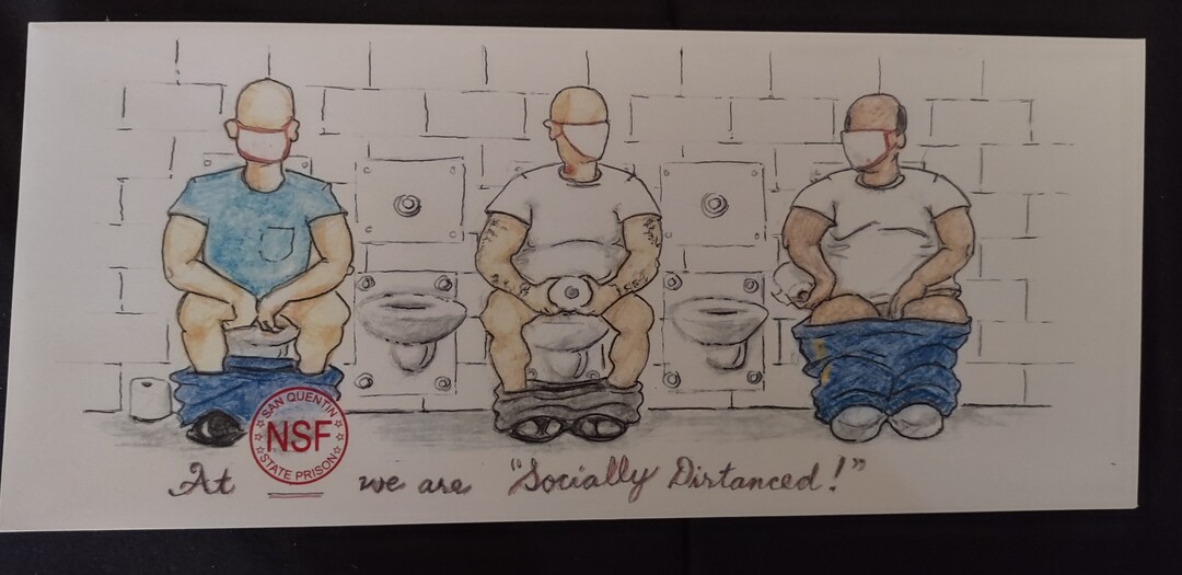 Prison Inmate Art Printed on Legal Sized Envelope - Etsy