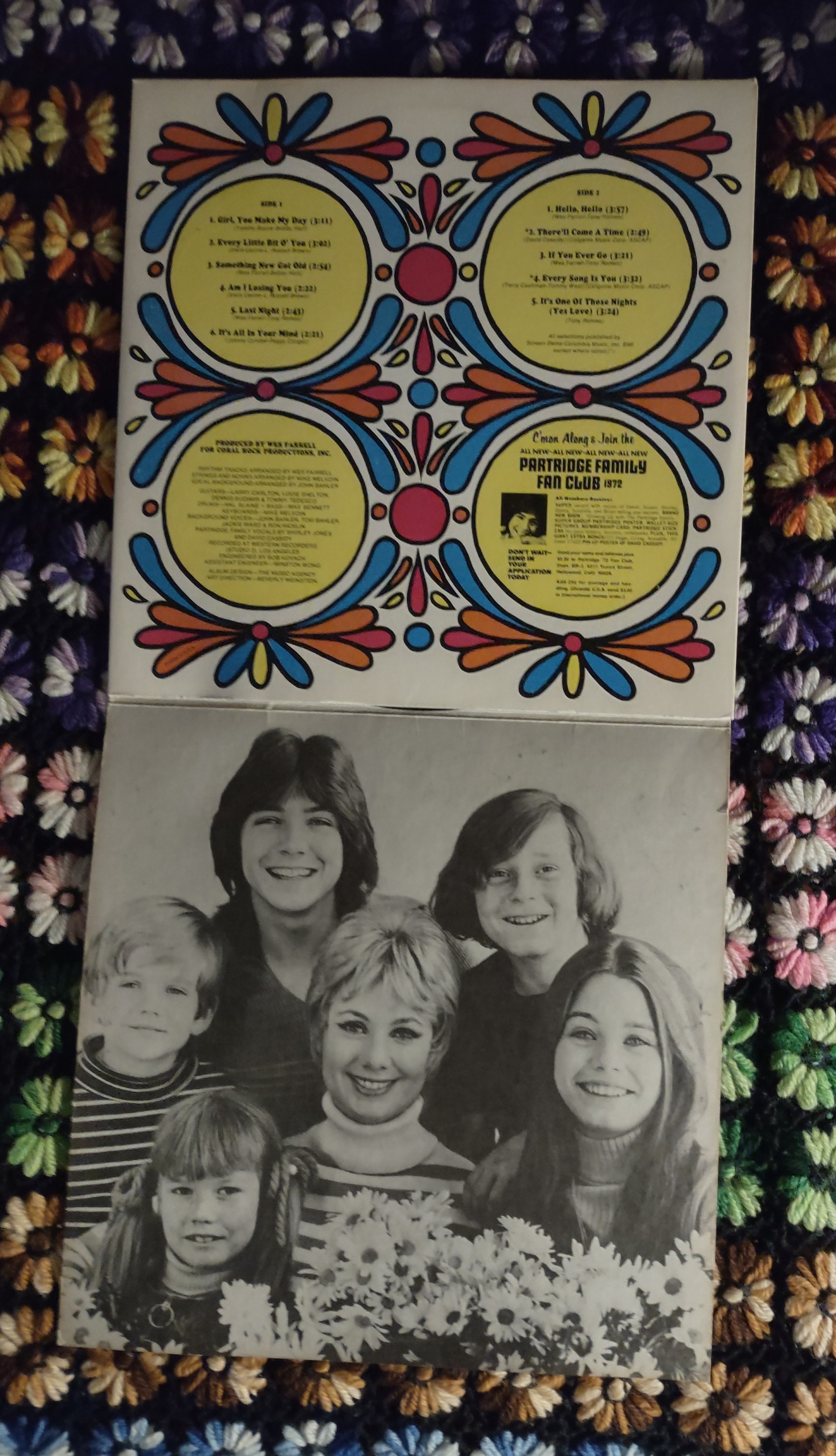 The Partridge Family Shopping Bag 1972 on Bell 6072 - Etsy