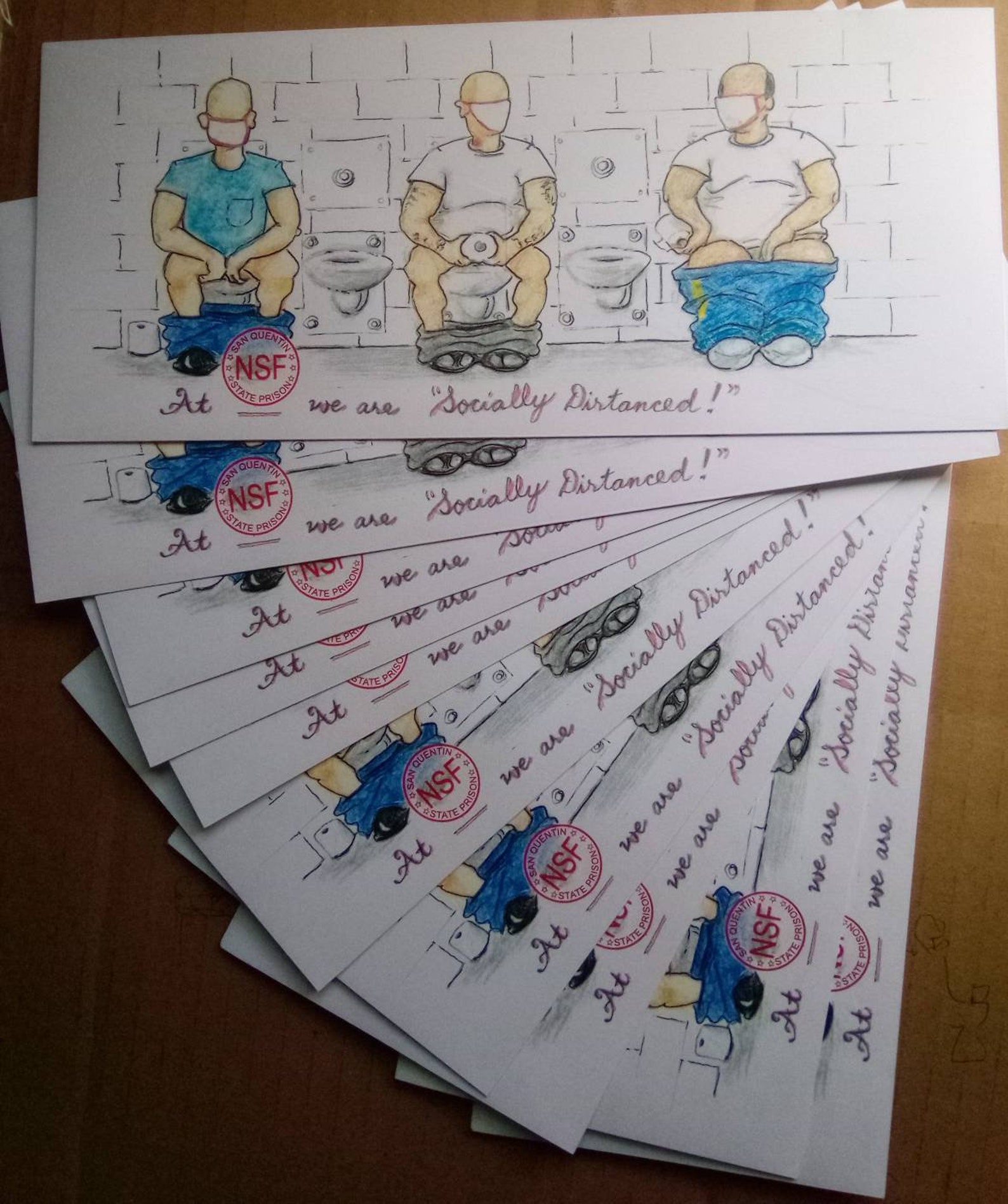 Prison Inmate Art Printed on Legal Sized Envelopes Sold in - Etsy