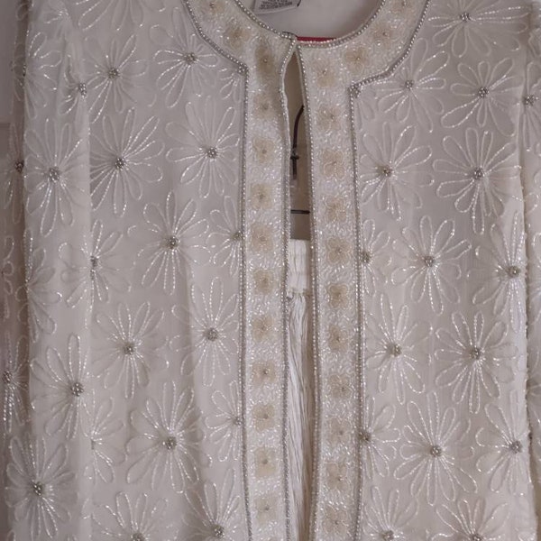 White Evening Jacket - Etsy