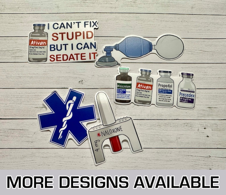 Naloxone | Water Bottle Stickers | Paramedic, First Responder, RT ...