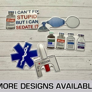 EMS Monitor Sticker | Water Bottle Stickers | Paramedic, First ...