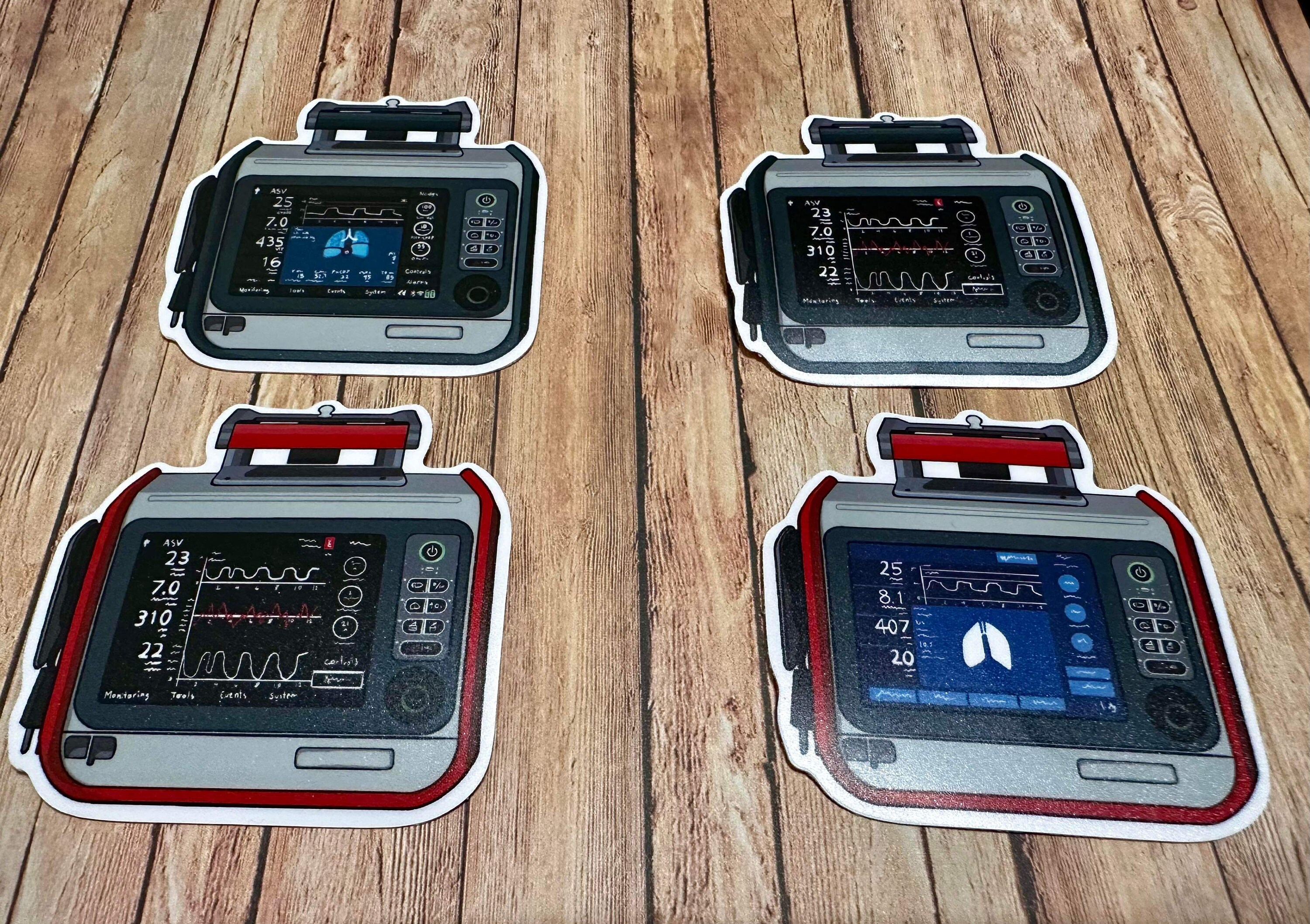 Ventilator Sticker Water Bottle Stickers EMS, Paramedic, First ...