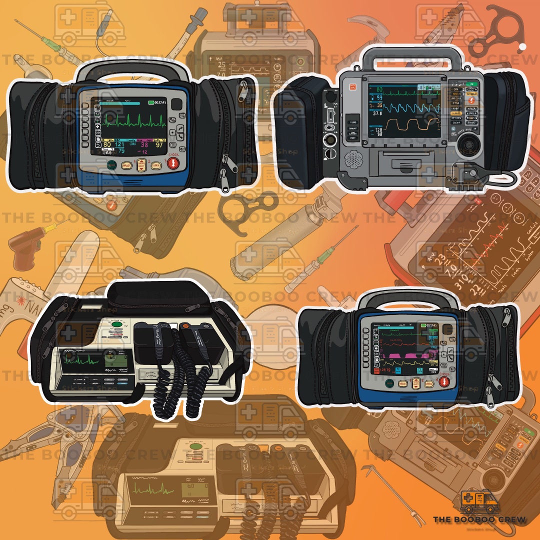 EMS Monitor Sticker | Water Bottle Stickers | Paramedic, First ...