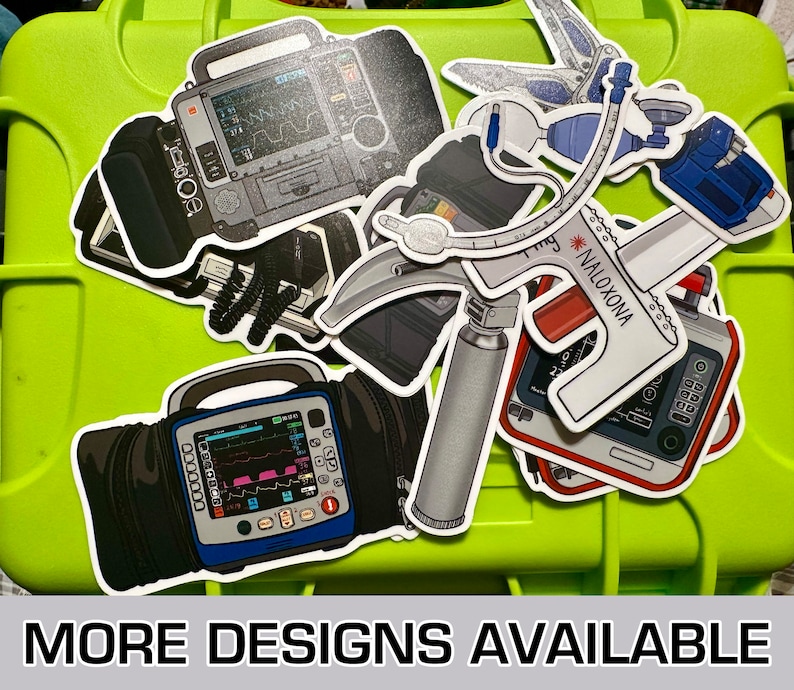 Respiratory Airway 6 Stickers Bundle Water Bottle Stickers Paramedic ...