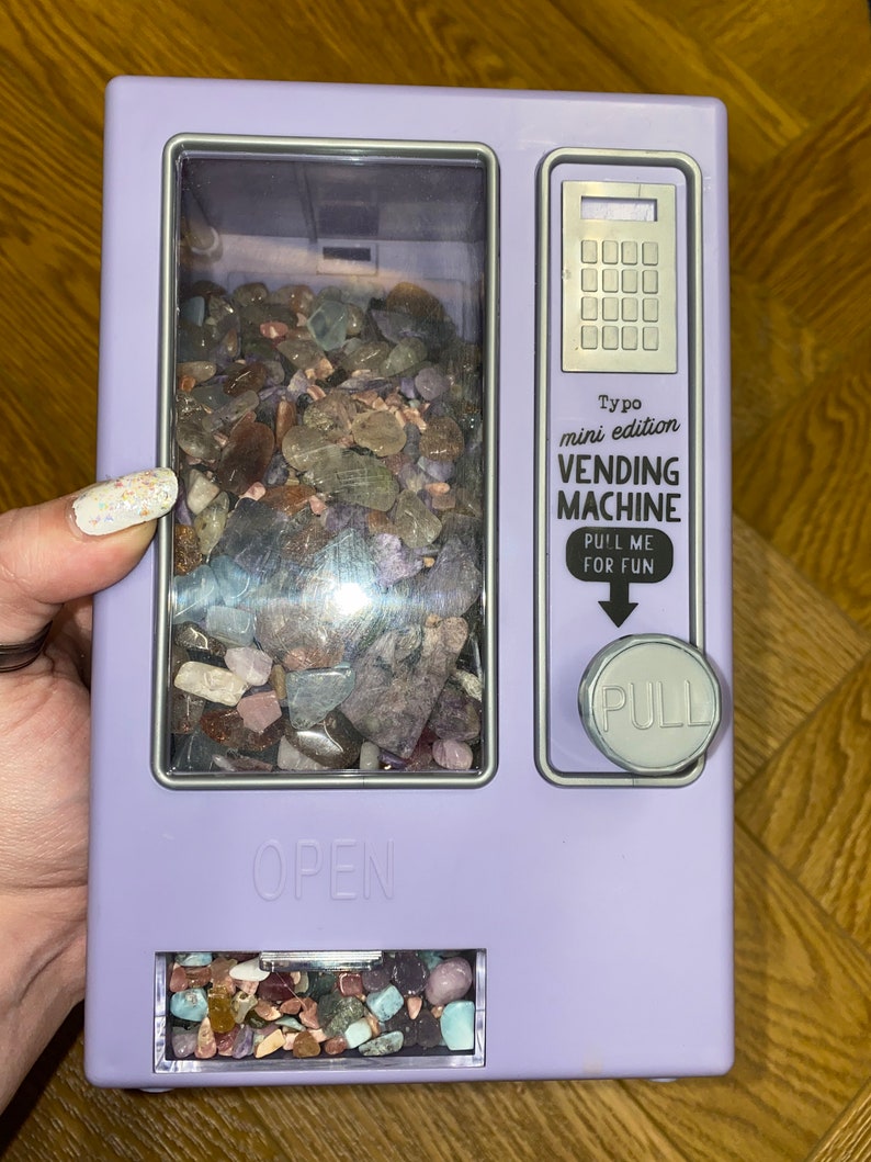 Crystal Chip Vending Machine RARE , Lucky Dip (mini Vending Machine NOT ...