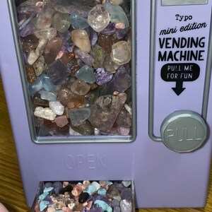Crystal Chip Vending Machine RARE , Lucky Dip (mini Vending Machine NOT ...