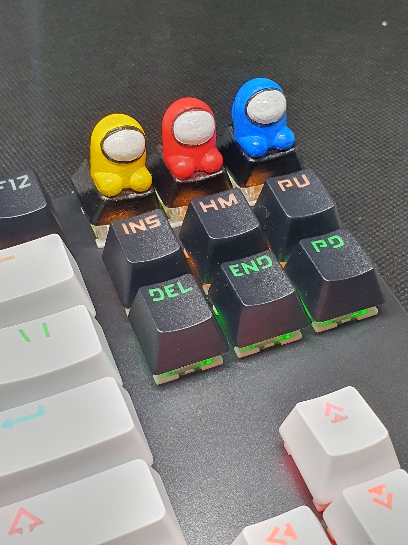 Artisan Custom Keycaps Keyboard Among Us Character Game Mechanical ...
