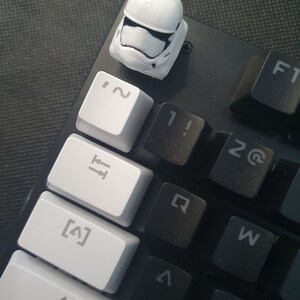 Artisan Custom Keycaps Keyboard Star Wars Black White First Order ...