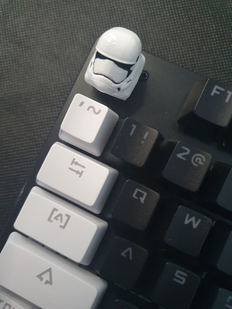 Artisan Custom Keycaps Keyboard Star Wars Black White First Order ...