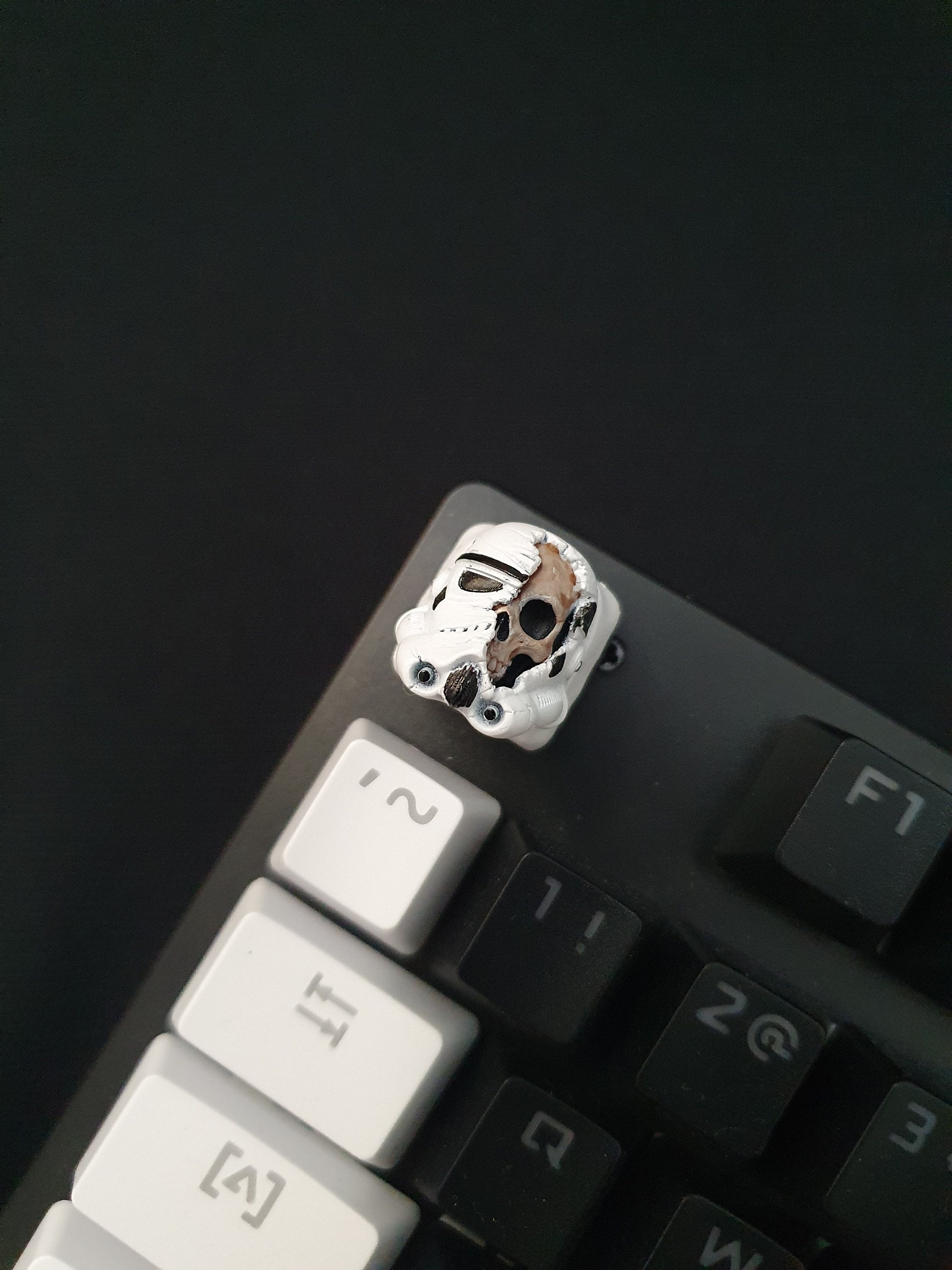 Artisan Custom Keycaps Keyboard Star Wars White Stormtrooper Skull ...