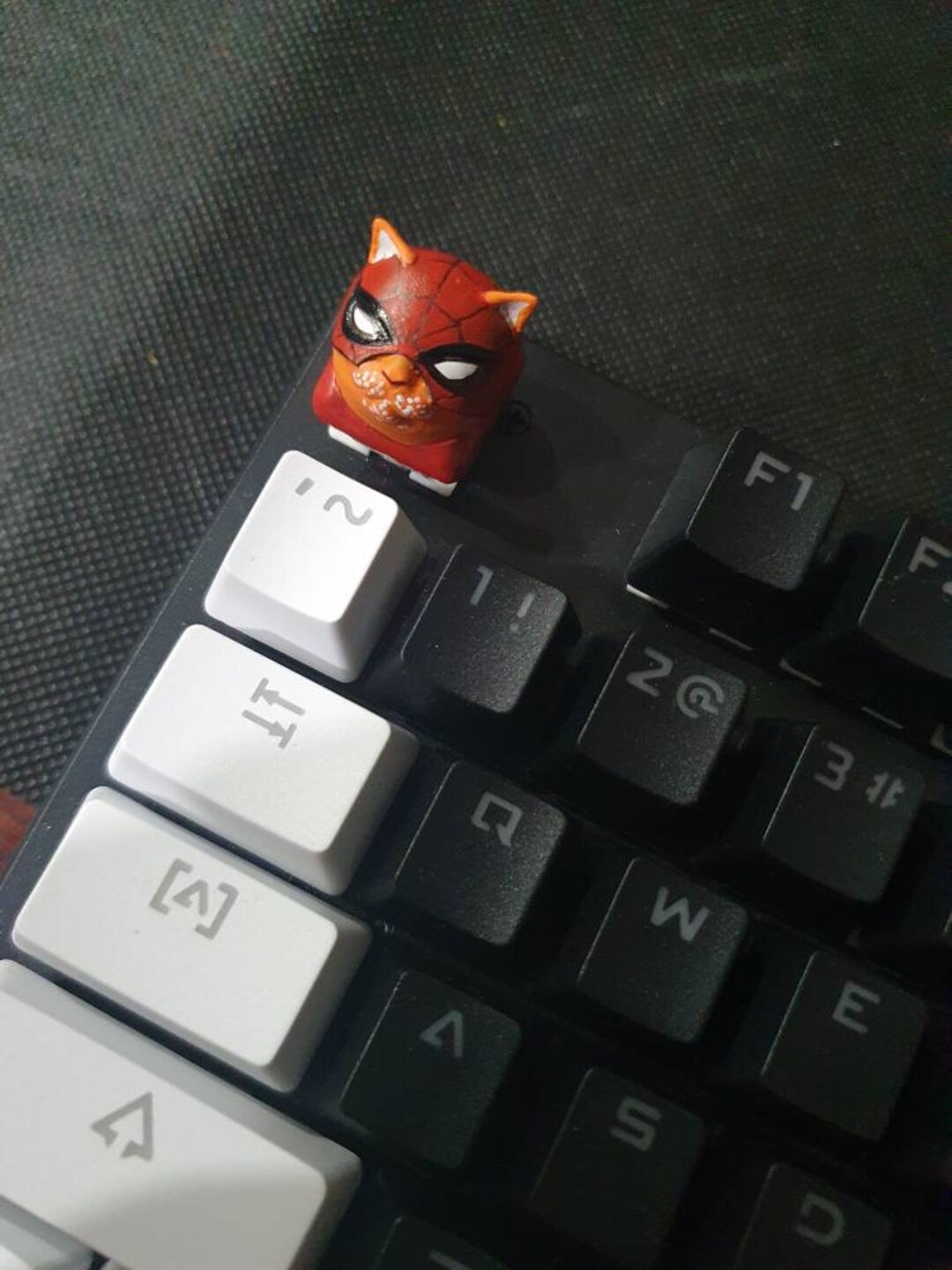 Artisan Custom Keycaps Keyboard Spidey Cat Spiderman Mechanical ...