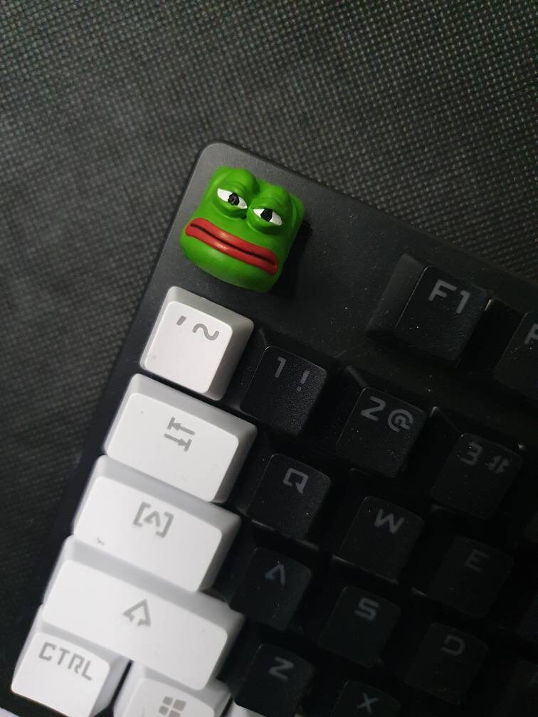 Artisan Custom Keycaps Keyboard PEPE the FROG Mechanical - Etsy