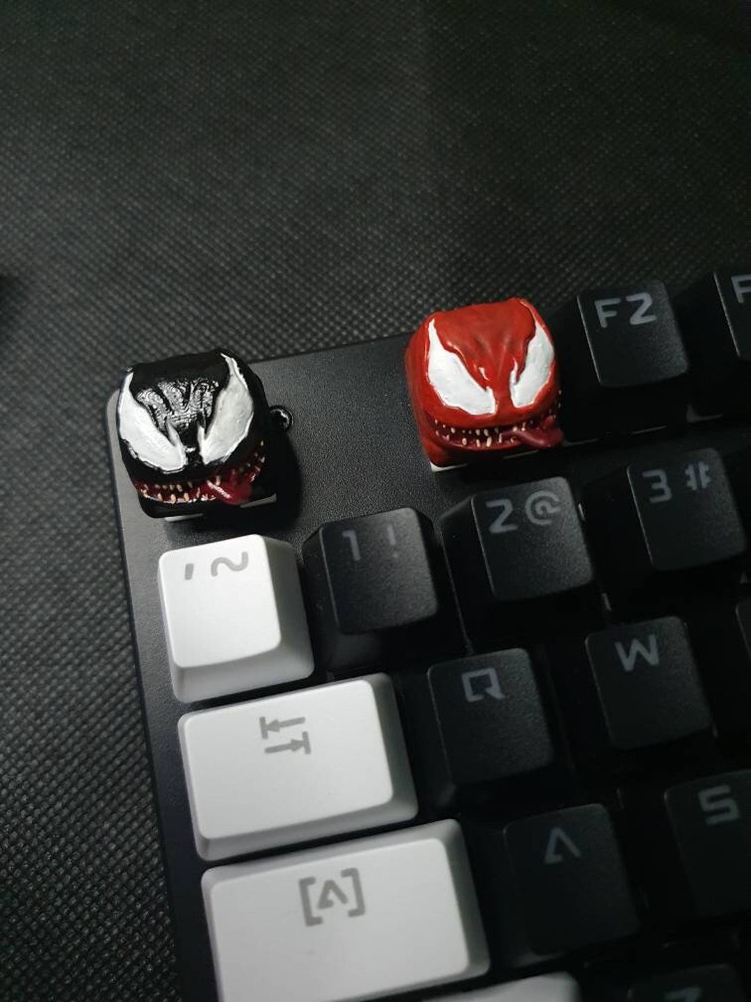 Artisan Custom Keycaps Keyboard Venom Carnage Marvel Mechanical ...