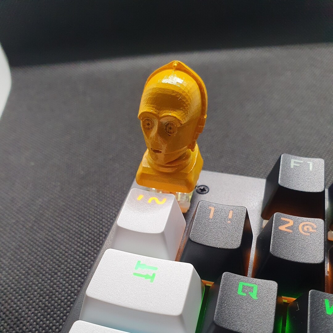 Artisan Custom Keycaps Keyboard Star Wars C-3PO Mechanical Switches - Etsy