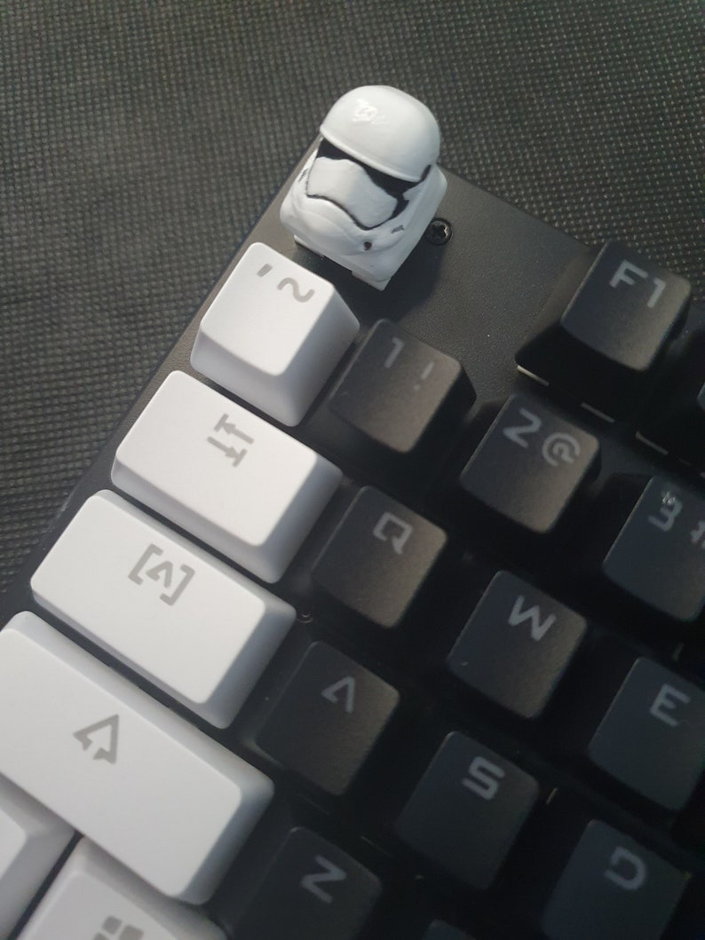 Artisan Custom Keycaps Keyboard Star Wars Black White First Order ...