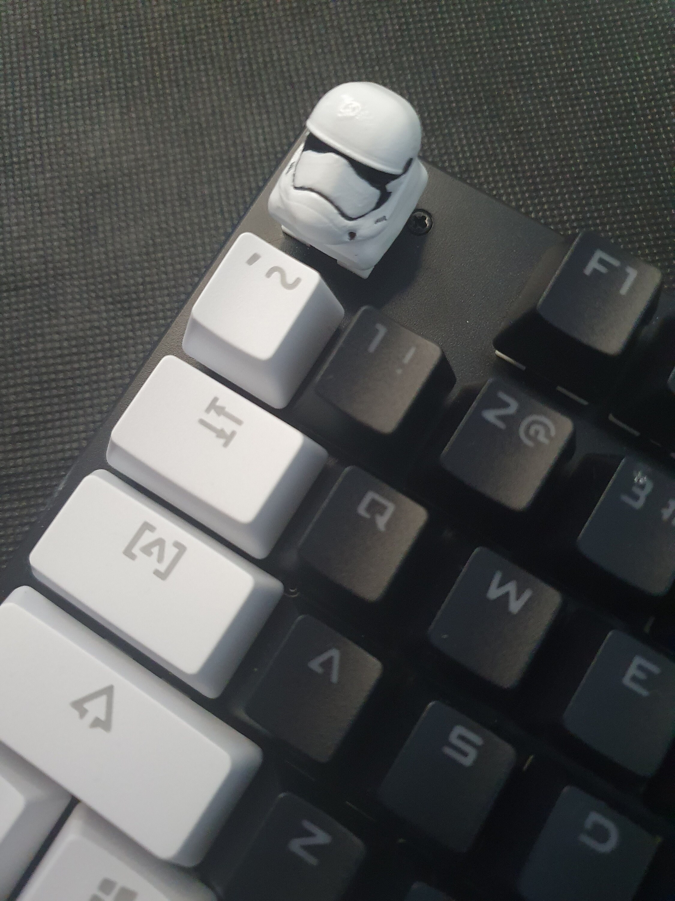 Artisan Custom Keycaps Keyboard Star Wars Black White First Order ...