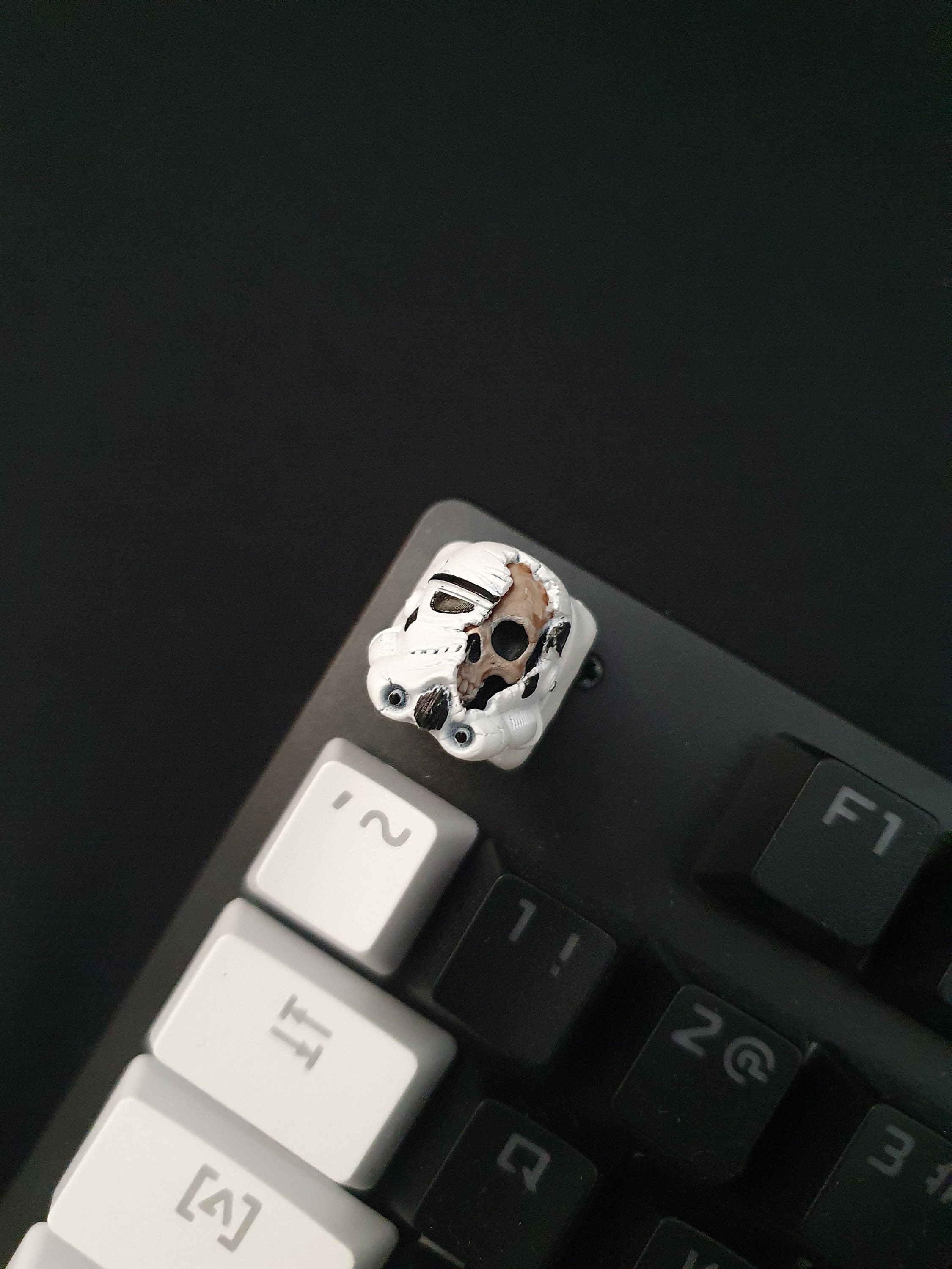 Artisan Custom Keycaps Keyboard Star Wars White Stormtrooper Skull ...