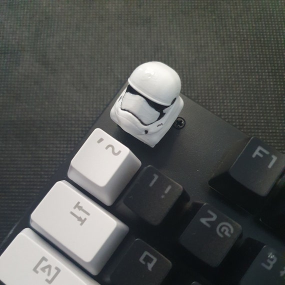 Artisan Custom Keycaps Keyboard Star Wars Black White First - Etsy