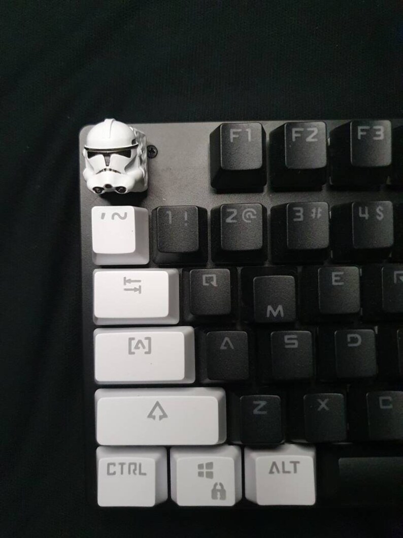 Artisan Custom Keycaps Keyboard Star Wars Clone Trooper Phase - Etsy