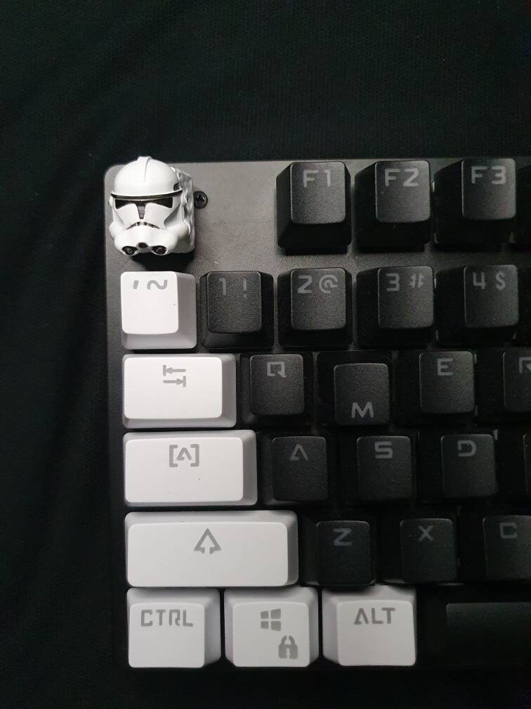 Artisan Custom Keycaps Keyboard Star Wars Clone Trooper Phase - Etsy