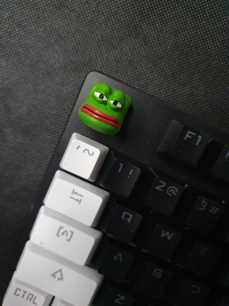 Artisan Custom Keycaps Keyboard PEPE the FROG Mechanical - Etsy