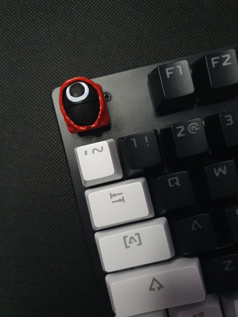 Artisan Custom Keycaps Keyboard Squid Game Masked Guards - Etsy