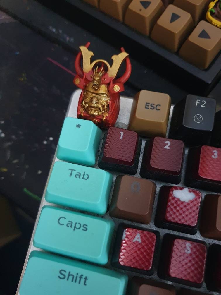 Artisan Custom Keycaps Keyboard Samurai Japan Japanese Warrior - Etsy