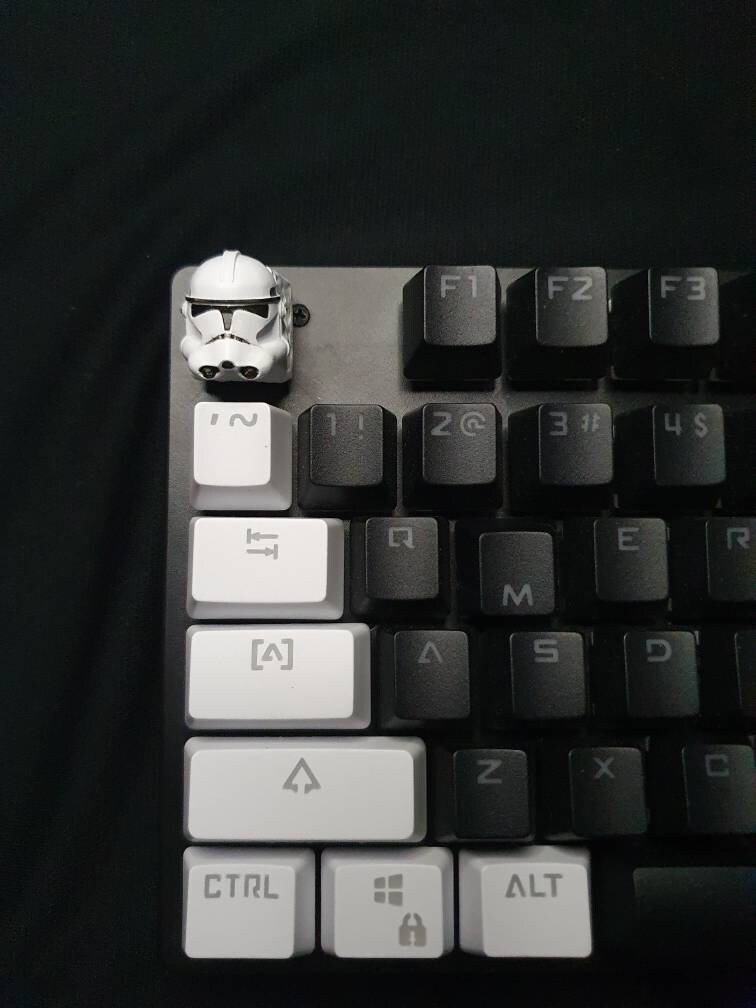 Artisan Custom Keycaps Keyboard Star Wars Clone Trooper Phase - Etsy