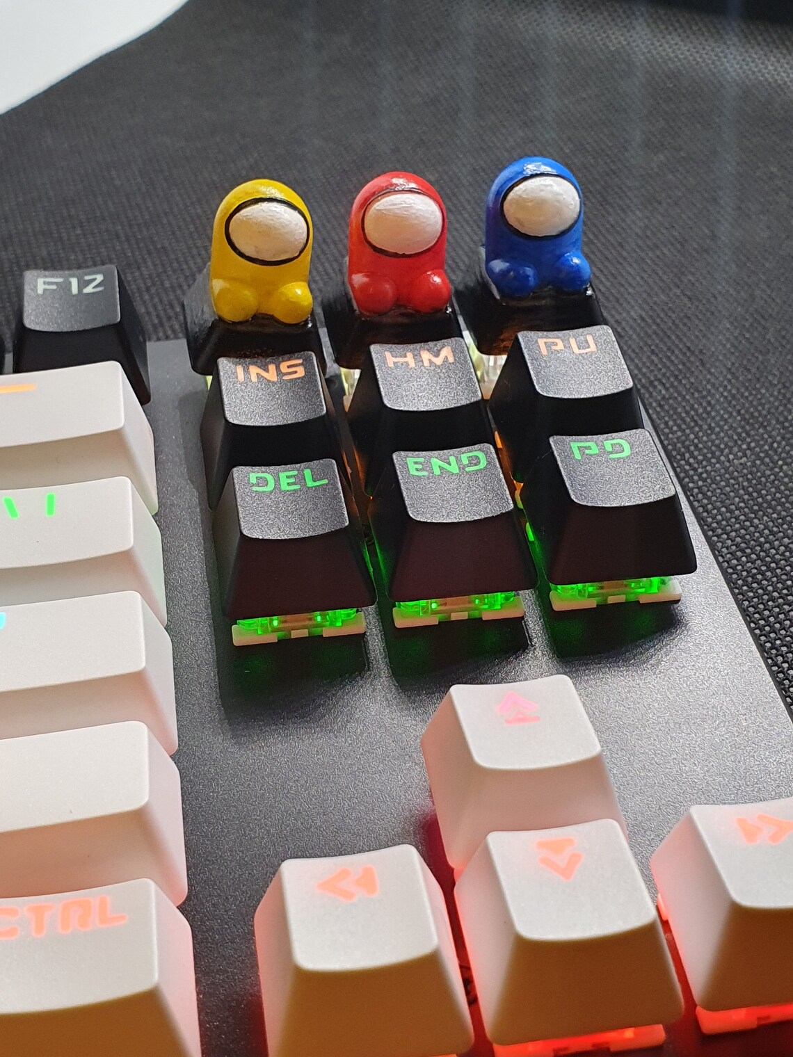 Artisan Custom Keycaps Keyboard Among Us Character Game - Etsy