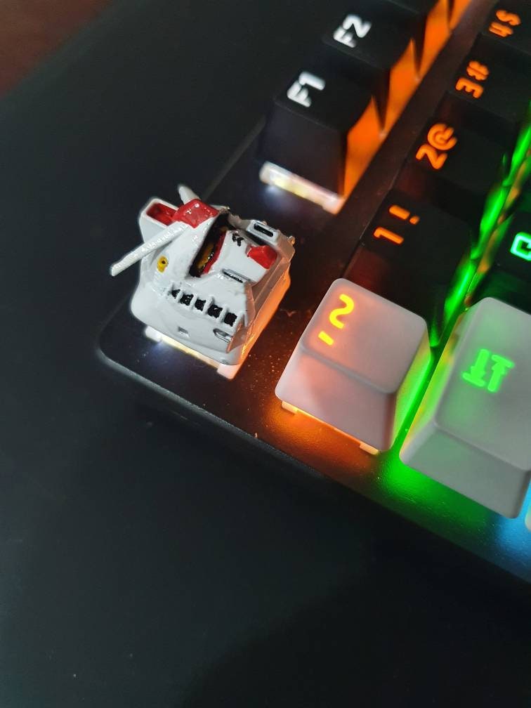 Artisan Custom Keycaps Gundam RX-78 Ver.02 Head Mechanical Keyboard ...