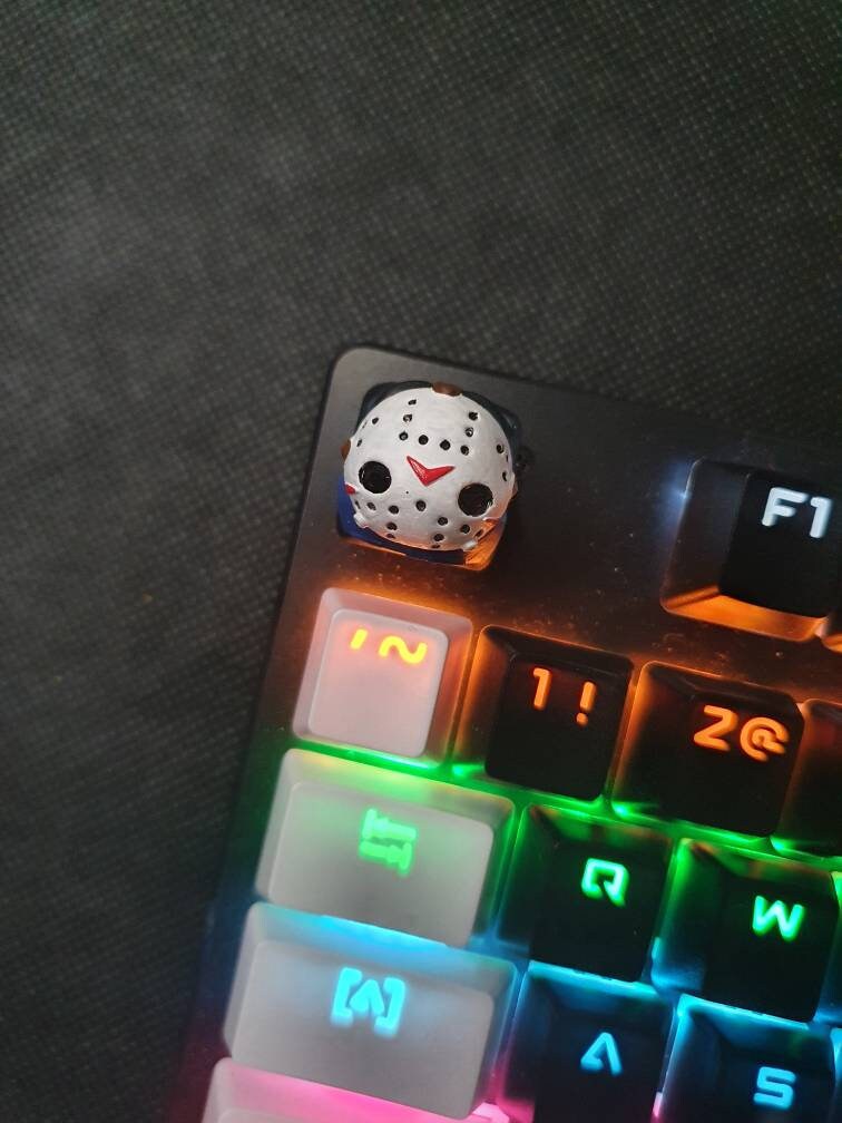 Artisan Custom Keycaps Keyboard Jason Voorhees Friday the 13th ...