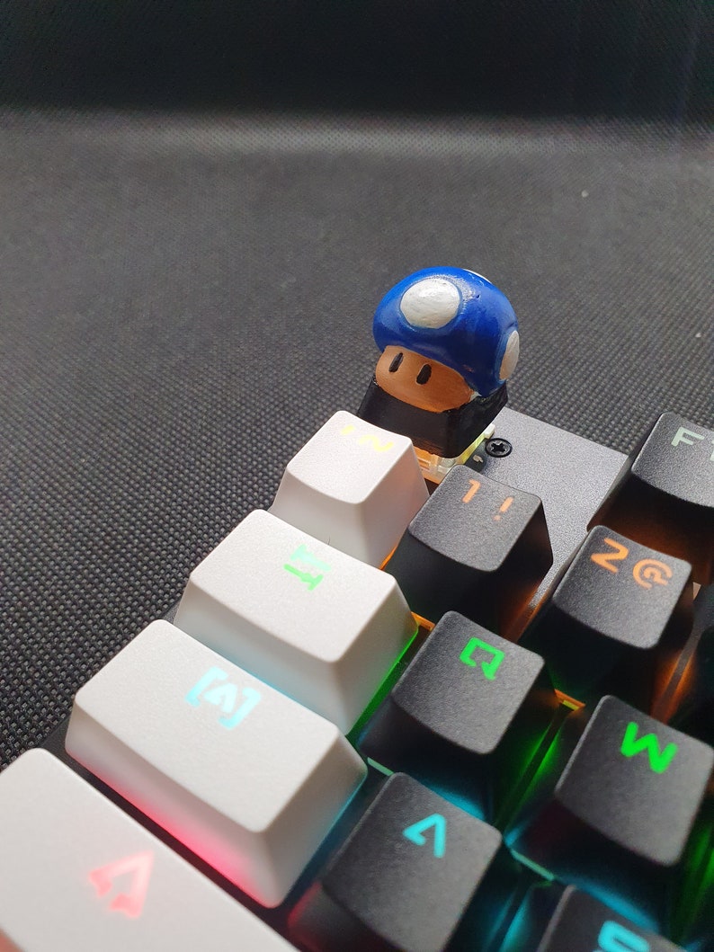 Artisan Custom Keycaps Keyboard Super Mario Nintendo Mush Room - Etsy