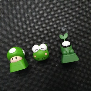 Artisan Custom Keycaps Keyboard Among Us Green Character Game ...